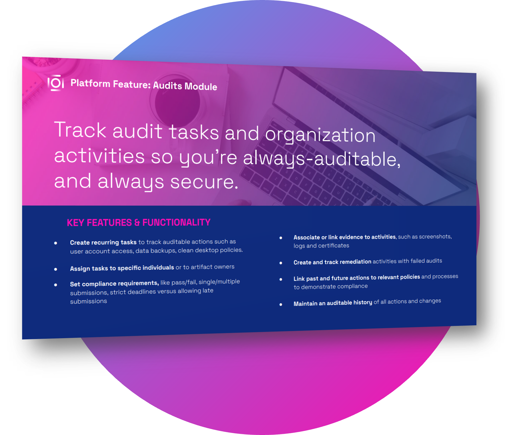 Ensure Your People Complete Audit Tasks On Time | Platform Module: Audits