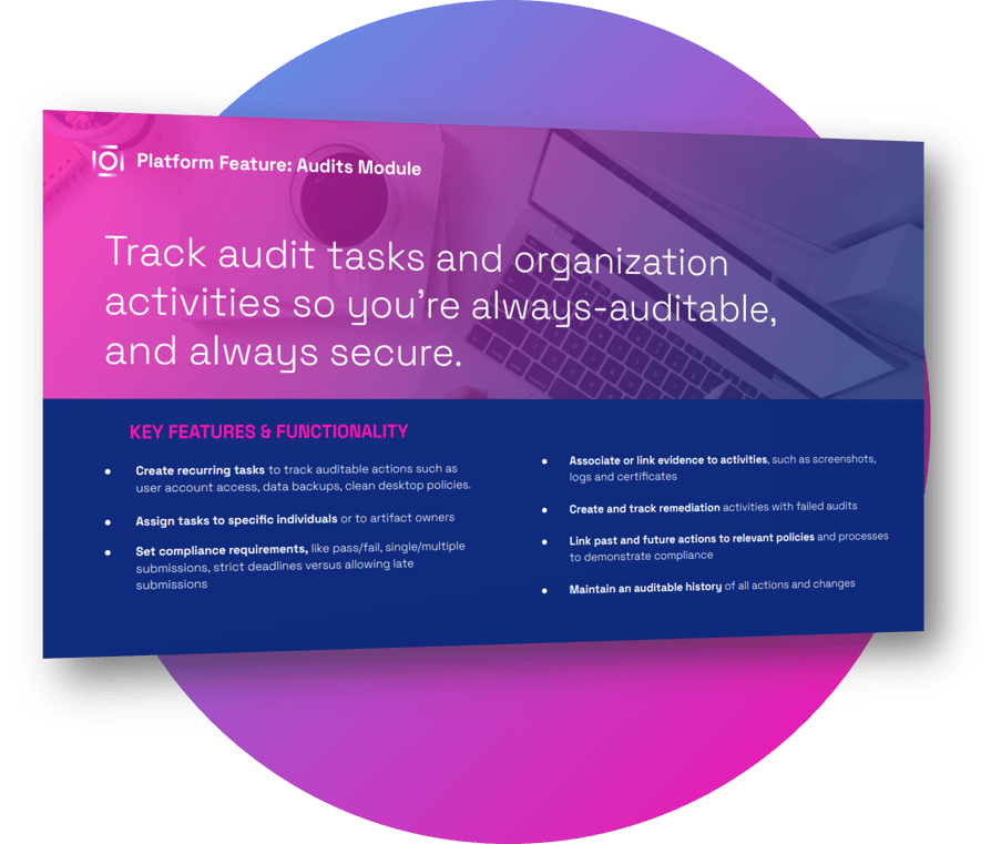Ensure Your People Complete Audit Tasks On Time | Platform Module: Audits