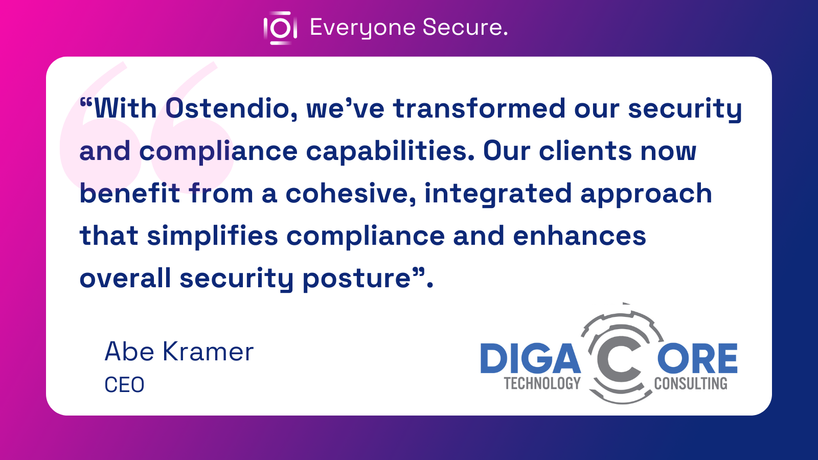 Digacore Partners with Ostendio to Streamline Compliance & Security ...