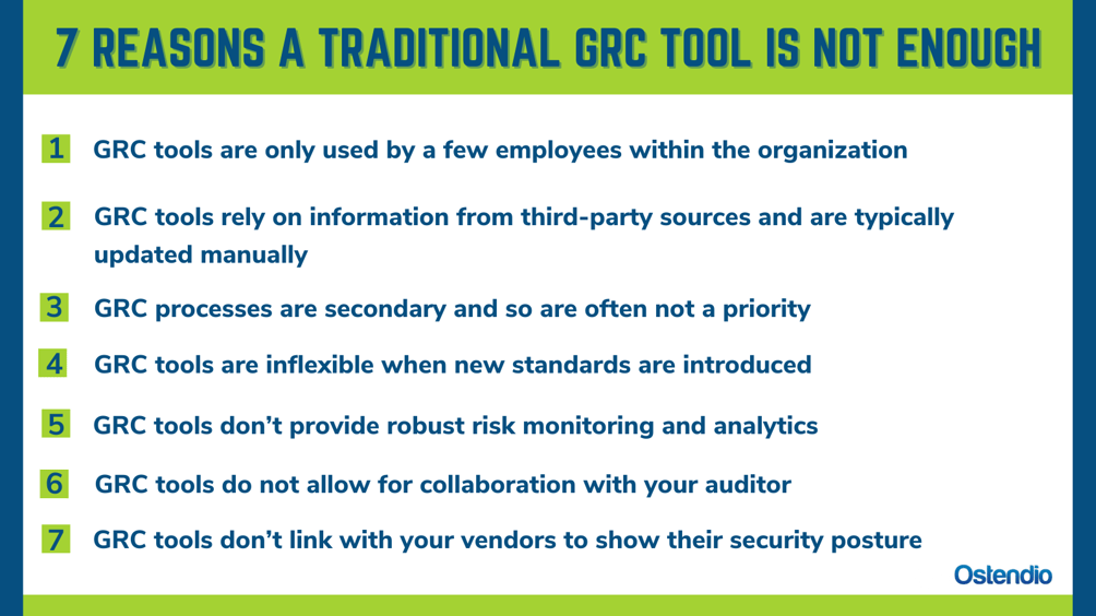 7 reasons a traditional GRC tool is not enough